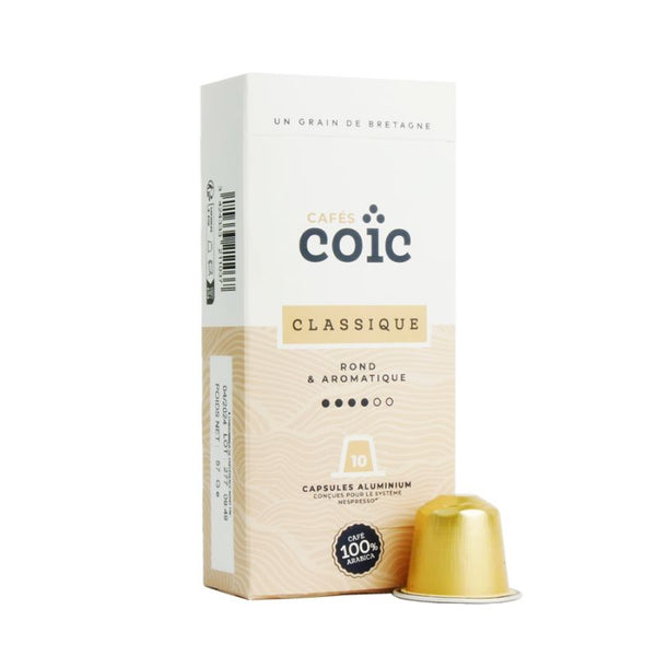 Café "Classique" en capsules alu – Cafés Coïc